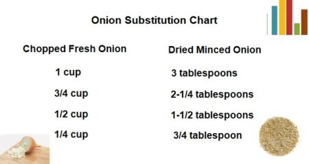 How Much Dried Minced Onion Equals One Onion? - KitchenToast
